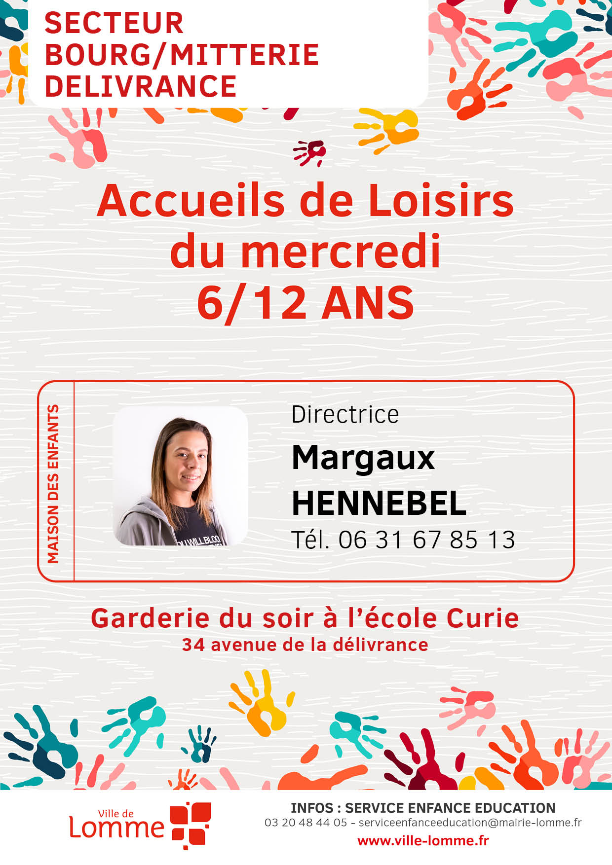 Accueils de Loisirs du Mercredi / Enfance (3-16 ans) / Enfance / Jeunesse - Ville de Lomme